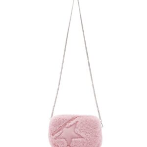 Golden Goose Mini Star Bag Merino And Suede Body Cross Bag - Pink