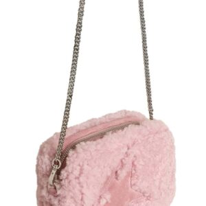 Golden Goose Mini Star Bag Merino And Suede Body Cross Bag - Pink