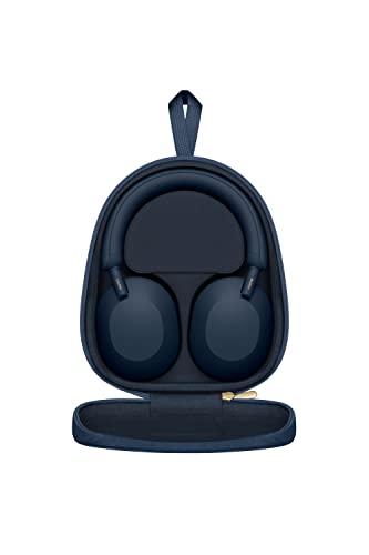 Sony WH-1000XM5 The Best Wireless Noise Canceling Headphones with Auto Noise Canceling Optimizer, Crystal Clear Hands-Free Calling, and Alexa Voice Control, Midnight Blue