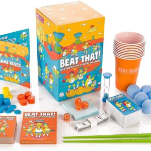 Gutter Games Beat That! Game and Household Objects Expansion Combo Pack [Family Party Game for Kids & Adults]