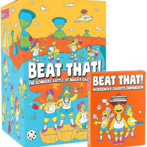 Gutter Games Beat That! Game and Household Objects Expansion Combo Pack [Family Party Game for Kids & Adults]