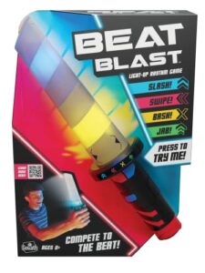 goliath beat blast game - swing the beat stick on the rhythm of the music to score points - lights and sounds game for ages 8 and up, 1 player