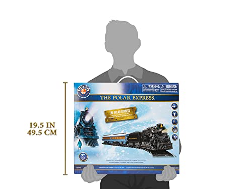 Lionel The Polar Express Ready-to-Play Set, Battery-Powered Berkshire-Style Model Train Set with Remote