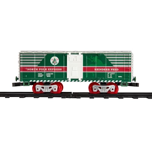 Lionel Trains Set North Pole Express Holiday Train 29 Piece Set with Water Vapor Smoke Effect, Working Headlight, Horn and Bell Sounds