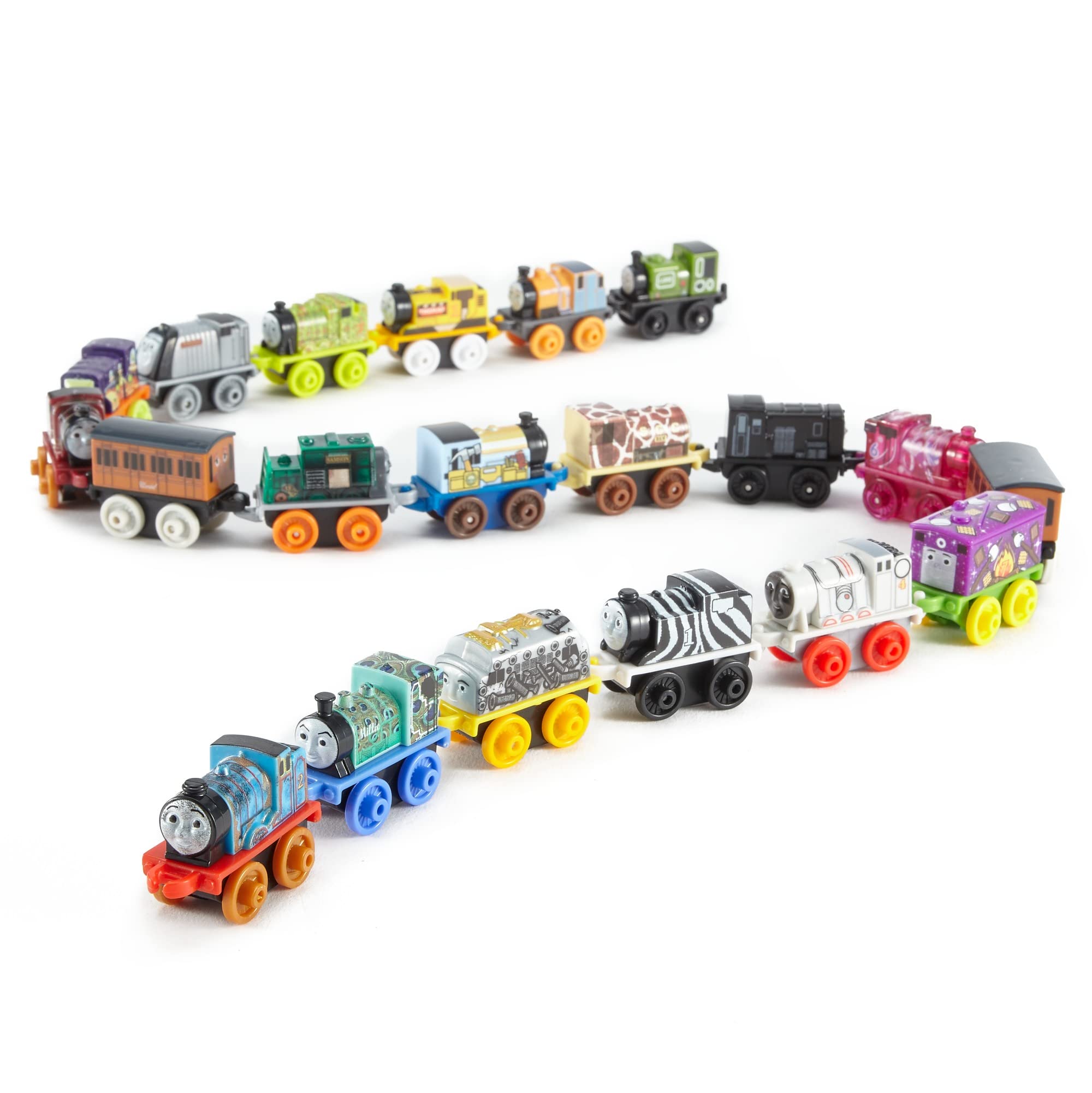 Thomas & Friends MINIS Toy Train 20 Pack for Kids Miniature Engines & Railway Vehicles for Preschool Pretend Play (Amazon Exclusive)