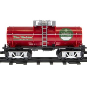 Lionel Battery-Operated Winter Wonderland Express Toy Train Set with Locomotive, Train Cars, Track & Remote with Authentic Train Sounds, Steam & Lights for Kids 4+