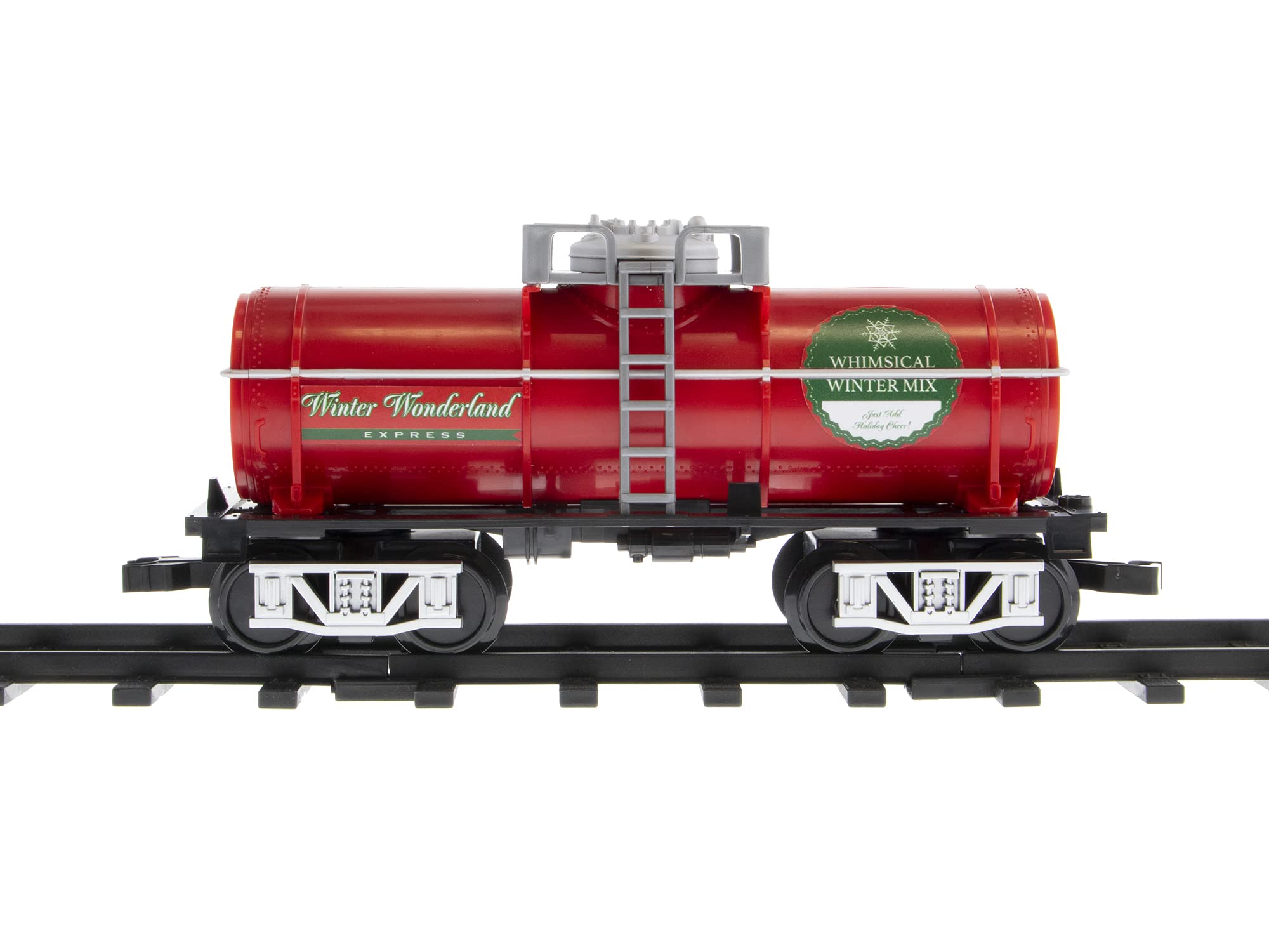 Lionel Battery-Operated Winter Wonderland Express Toy Train Set with Locomotive, Train Cars, Track & Remote with Authentic Train Sounds, Steam & Lights for Kids 4+