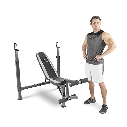 Marcy Olympic Weight Bench, Workout Benches For Home With Leg Developer MWB-4491