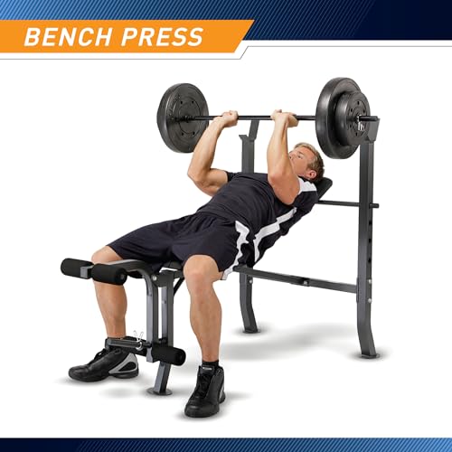 Marcy Olympic Weight Bench, Workout Benches For Home With Leg Developer MWB-4491