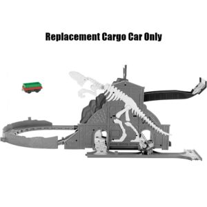 Replacement Part for Thomas & Friends Train Playset - BCX23 ~ Take-n-Play Roaring Dino Run Train Set ~ Replacement Green and Red Die-Cast Cargo Car