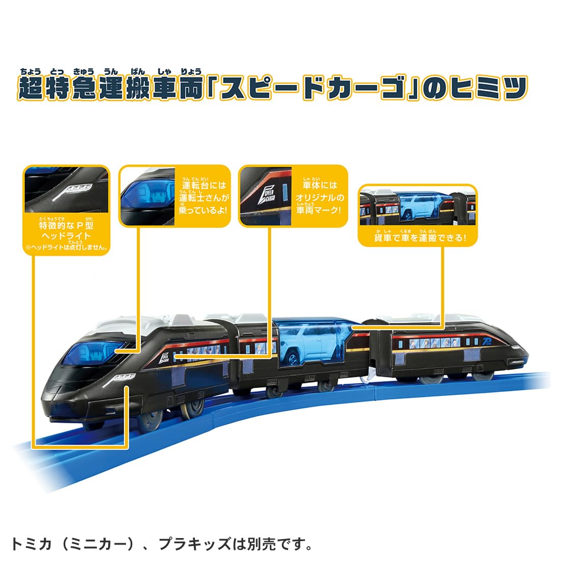 Takara Tomy Plarail Let's Play More with Tomica! Hakkou! Scenes Full of Scenes in Front of The Station Rotary Set, Train Toy, for Ages 3 Years and Up