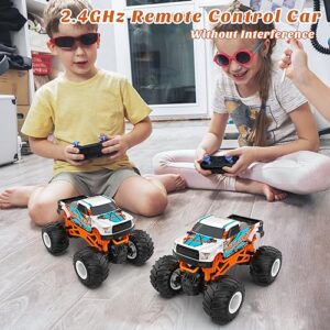 Kidcia 1:16 Scale RC Monster Truck - 2.4GHz All Terrain Car for Kids 4-12, 20 Km/h Off Road RC Truck, Christmas or Birthday Gift