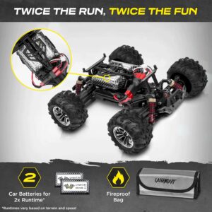 LAEGENDARY 1:20 Scale 4x4 Off-Road RC Truck - Hobby Grade Brushed Motor RC Car with Batteries, Waterproof Fast Remote Control Car for Adults