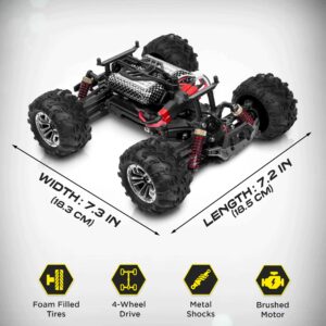 LAEGENDARY 1:20 Scale 4x4 Off-Road RC Truck - Hobby Grade Brushed Motor RC Car with Batteries, Waterproof Fast Remote Control Car for Adults