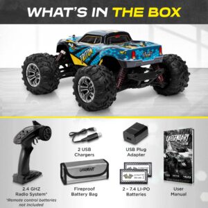 LAEGENDARY 1:20 Scale 4x4 Off-Road RC Truck - Hobby Grade Brushed Motor RC Car with Batteries, Waterproof Fast Remote Control Car for Adults