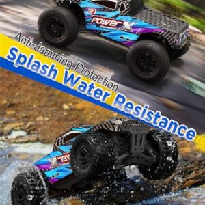 1:18 Scale All Terrain RC Cars, 4WD 40KM/H High Speed Remote Control Car w/2 Batteries for 40 Min Play, 2.4Ghz Off Road Monster Truck, 2.4GHz Electric Vehicle Toys Gifts RC Cars for Adults and Kids