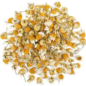 organic chamomile flowers - 8 ounces - 100% organic - herbal tea - flor de manzanilla - earthwise aromatics