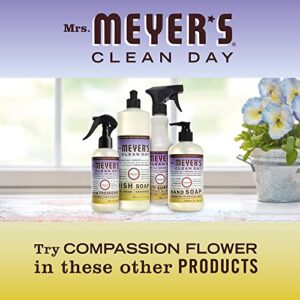 MRS. MEYER'S CLEAN DAY Room and Air Freshener Spray, Non-Aerosol Spray Bottle Infused with Essential Oils, Compassion Flower, 8 fl. oz - Pack of 3