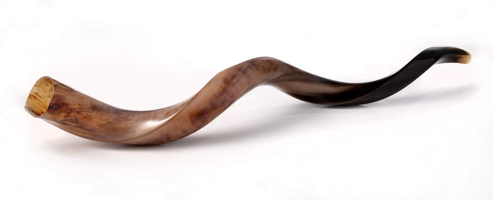 Sale 30" Large Yemenite Kudu Horn Polished Shofar Shofars with Free Anti Odor Spray, guide Shofar from Israel