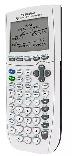 Texas Instruments Ti-84 Plus Graphing Calculator, White