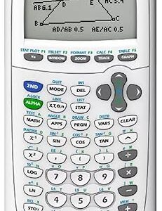 Texas Instruments Ti-84 Plus Graphing Calculator, White