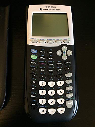 TI-84 Plus Graphing Calculator, Black