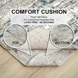 Mohawk Home 9' x 12' 3/8 Rug Pad 100% Felt Protective Cushion, Premium Comfort Underfoot – Safe for All Floors