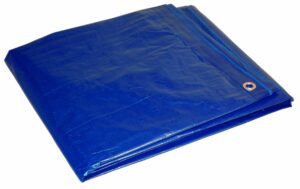 16x20 multi-purpose blue economy poly tarp (16'x20')