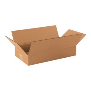 aviditi 16 x 9 x 3 corrugated cardboard boxes, long 16"l x 9"w x 3"h, pack of 25 | shipping, packaging, moving, storage box for home or business, strong wholesale bulk boxes