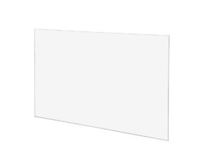 clear acrylic plexiglass sheet - 1/8" thick cast - 9" x 12"