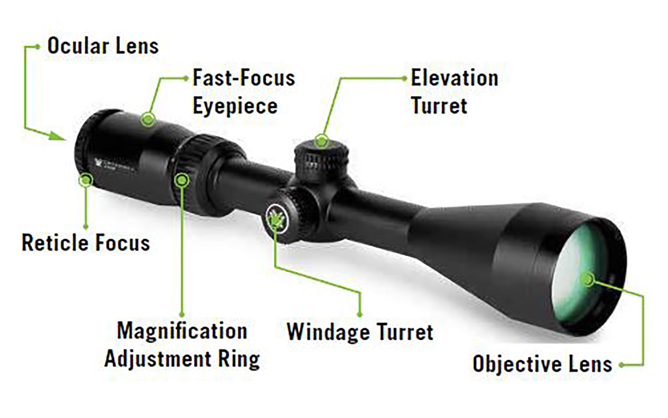 Vortex Optics Crossfire 2 3-9x50mm Riflescope with Deadhold BDC Reticle