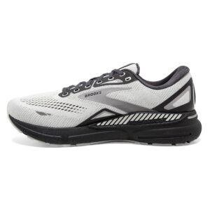 Brooks Men’s Adrenaline GTS 23 Supportive Running Shoe - Oyster/Ebony/Alloy - 14 X-Wide