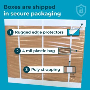 IDL Packaging Small Corrugated Shipping Boxes 14"L x 10"W x 6"H (Pack of 5) - Excellent Choice of Sturdy Packing Boxes for USPS, UPS, FedEx Shipping - Easy-to-Recycle Cardboard Boxes for Packaging