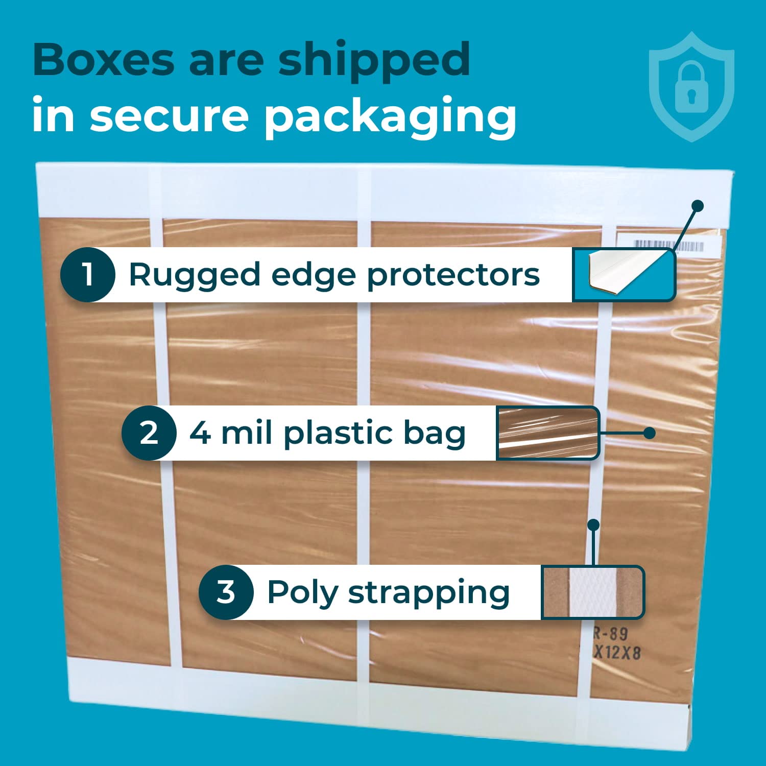 IDL Packaging Small Corrugated Shipping Boxes 14"L x 10"W x 6"H (Pack of 5) - Excellent Choice of Sturdy Packing Boxes for USPS, UPS, FedEx Shipping - Easy-to-Recycle Cardboard Boxes for Packaging