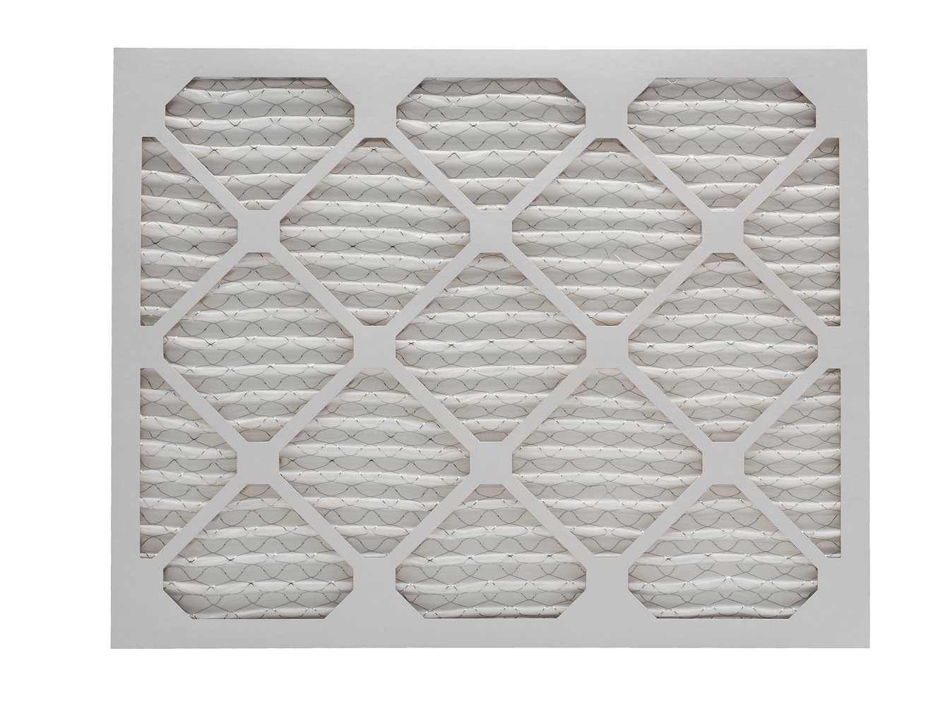 Aerostar 14x24x1 MERV 11 Pleated Air Filter, AC Furnace Air Filter, 6 Pack (Actual Size: 13 3/4"x 23 3/4" x 3/4")