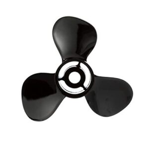 quicksilver black diamond 3-blade aluminum propeller, 14 dia x 23 pitch, right hand