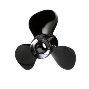 Quicksilver Black Diamond 3-Blade Aluminum Propeller, 14 dia x 23 pitch, Right Hand