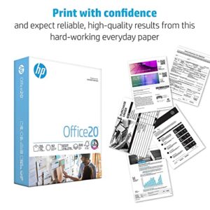 HP Papers | 8.5 x 14 Paper | Office 20 lb | 1 Ream - 500 Sheets | 92 Bright | Made in USA - FSC Certified | 001422R