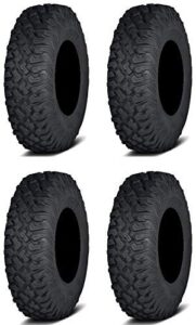 full set of itp coyote (8ply) radial 27x9-14 and 27x11x14 atv tires (4)