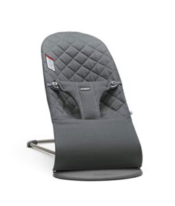 babybjörn bouncer bliss, cotton, classic quilt, anthracite