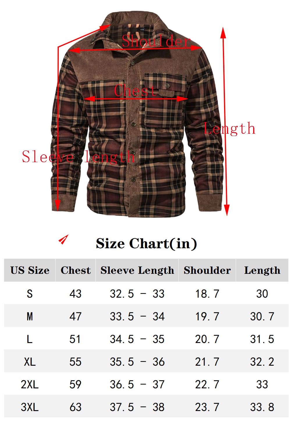 NEWHALL Men's Plaid Long sleeve flannel lined Buttoned Shirt, Winter Windproof and Warm Jacket S Dark Green