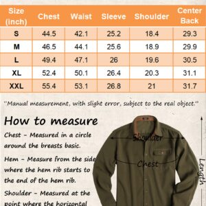 COOFANDY Men's Shirt Jacket Lightweight Flannel Plaid Shirt Long Sleeve Button Shirts Dark Grey