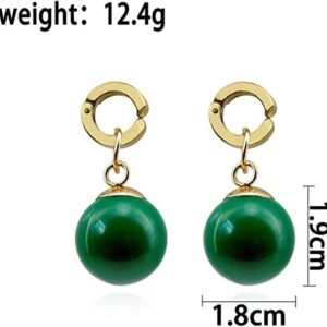 Goku Earring and Ring,One Pair of Anime Black Goku Cosplay Accessories Earrings Clip and Ring