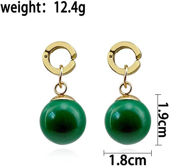 Goku Earring and Ring,One Pair of Anime Black Goku Cosplay Accessories Earrings Clip and Ring