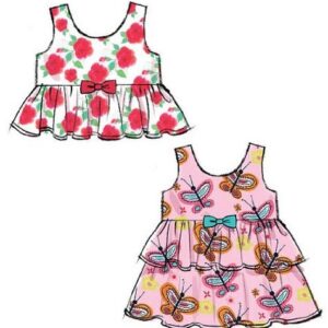 McCall Pattern Company M6944 Toddlers' Top, Dresses, Rompers and Panties, Size CAA