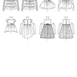 Butterick Patterns B6161CDD Childrens's/Girls' Dress Sewing Template, CDD (2-3-4-5)