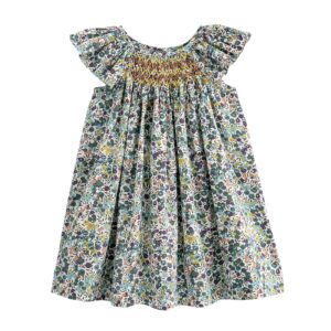 simplee kids baby girls summer casual dresses toddler floral print sundress princess dress for 3t