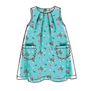 McCall's Patterns M7308 Toddlers' Tent Dresses, CCB