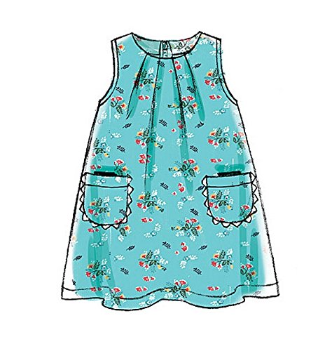 McCall's Patterns M7308 Toddlers' Tent Dresses, CCB