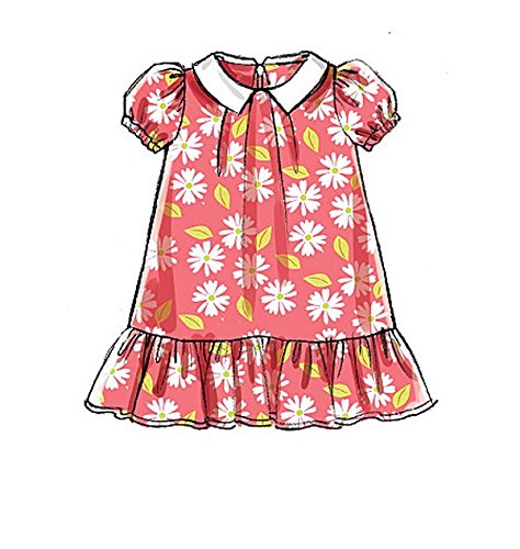 McCall's Patterns M7308 Toddlers' Tent Dresses, CCB